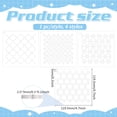 Acrylic Embroidery Tool Drawing Line Template 119.5x119.5x2.5-3mm 4pcs ...