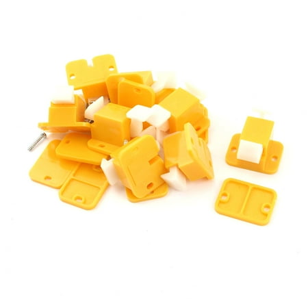 8 Pcs Plastic Prototype Test Fixture Latch Yellow White for PCB Board ...