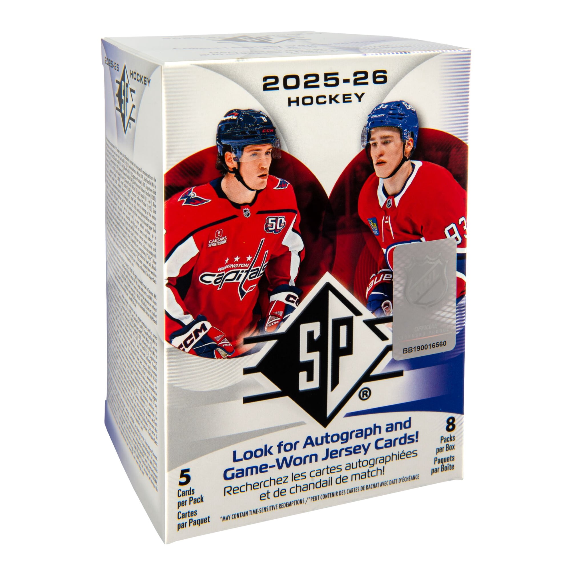 Click here for 2025-26 Upper Deck Sp Hockey Trading Cards Blaster... prices