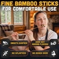 50 Pcs Smore Sticks for Fire Pit Extra Long - Thick 36 Inch Long Smores ...
