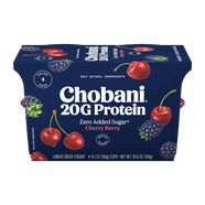Chobani Flip Low-Fat Greek Yogurt Limited Batch Blueberry Lemon Bar 4 ...