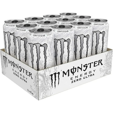 Monster Energy Ultra Zero, 24 Oz Cans, Pack of 12, Citrus Flavor ...