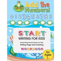 Number Writing for kids: Handwriting Practice Book For Kids Writing ...
