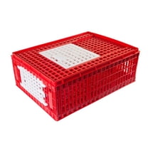 Small Chicken Transport Coop - Two Door, Holds 10-14 Chickens | Durable ...