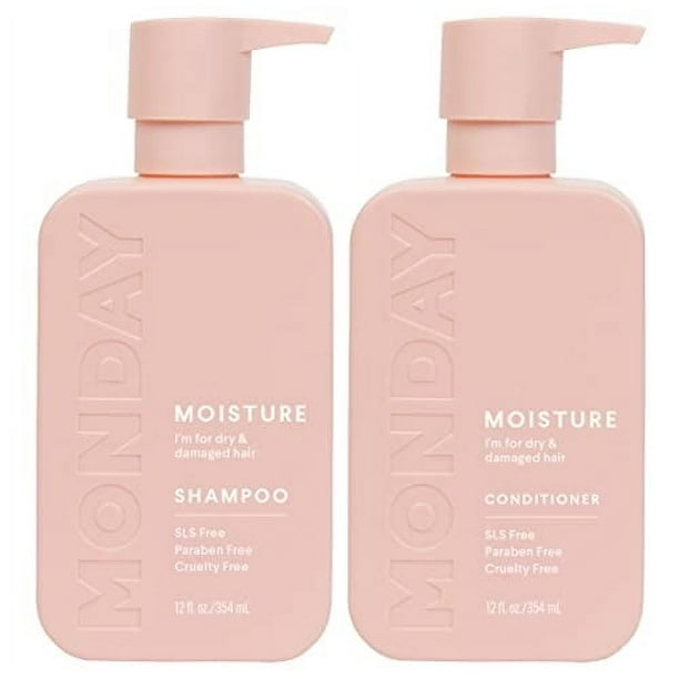 Set de champú y acondicionador MONDAY HAIRCARE Moisture 340 ml x2 ...
