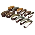 12PCS 75x457mm Sanding Belts 60/80/120/150/240/400 Grit for Belt Sander ...