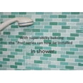 Crystiles 12"x12" Vinyl Peel and Stick Backsplash Tile, Yellow-Green ...