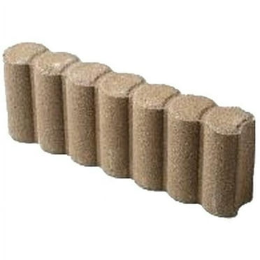 Pavestone 12" Straight Scallop Limestone (White) Concrete Edger ...