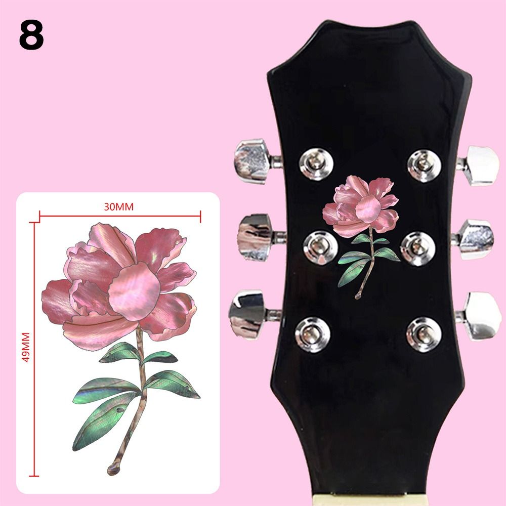 New PVC Sticker Novelty DIY Personalise Guitar Headstock Decal Guitar ...