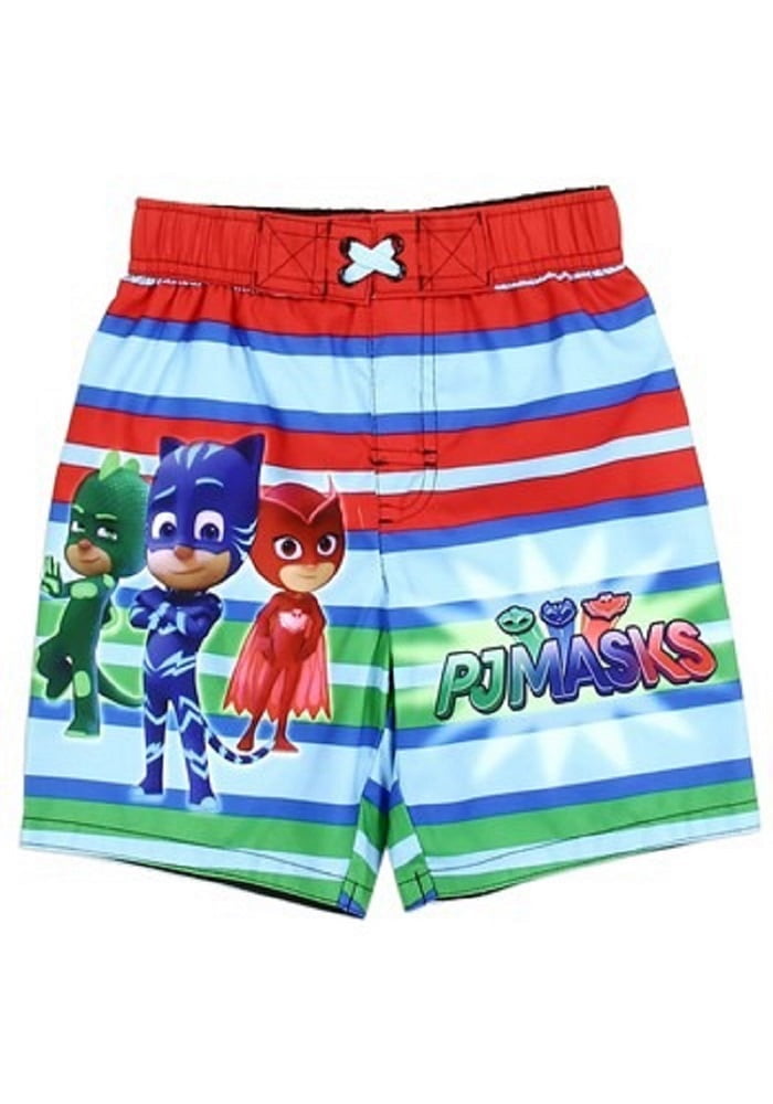 Dreamwave Toddler Boy Licensed Character Swim Trunk UPF 50 (PJ Masks ...