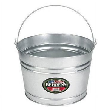 Behrens Tub 4 Gal Oval Galvanized - Walmart.com