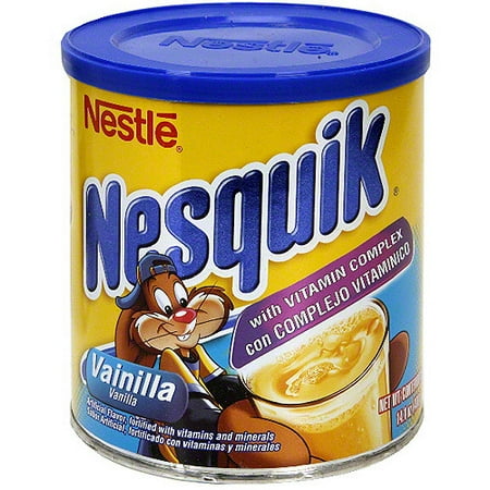 Nesquik Vanilla Milk Additive, 14.1 oz (Pack of 12) - Walmart.com