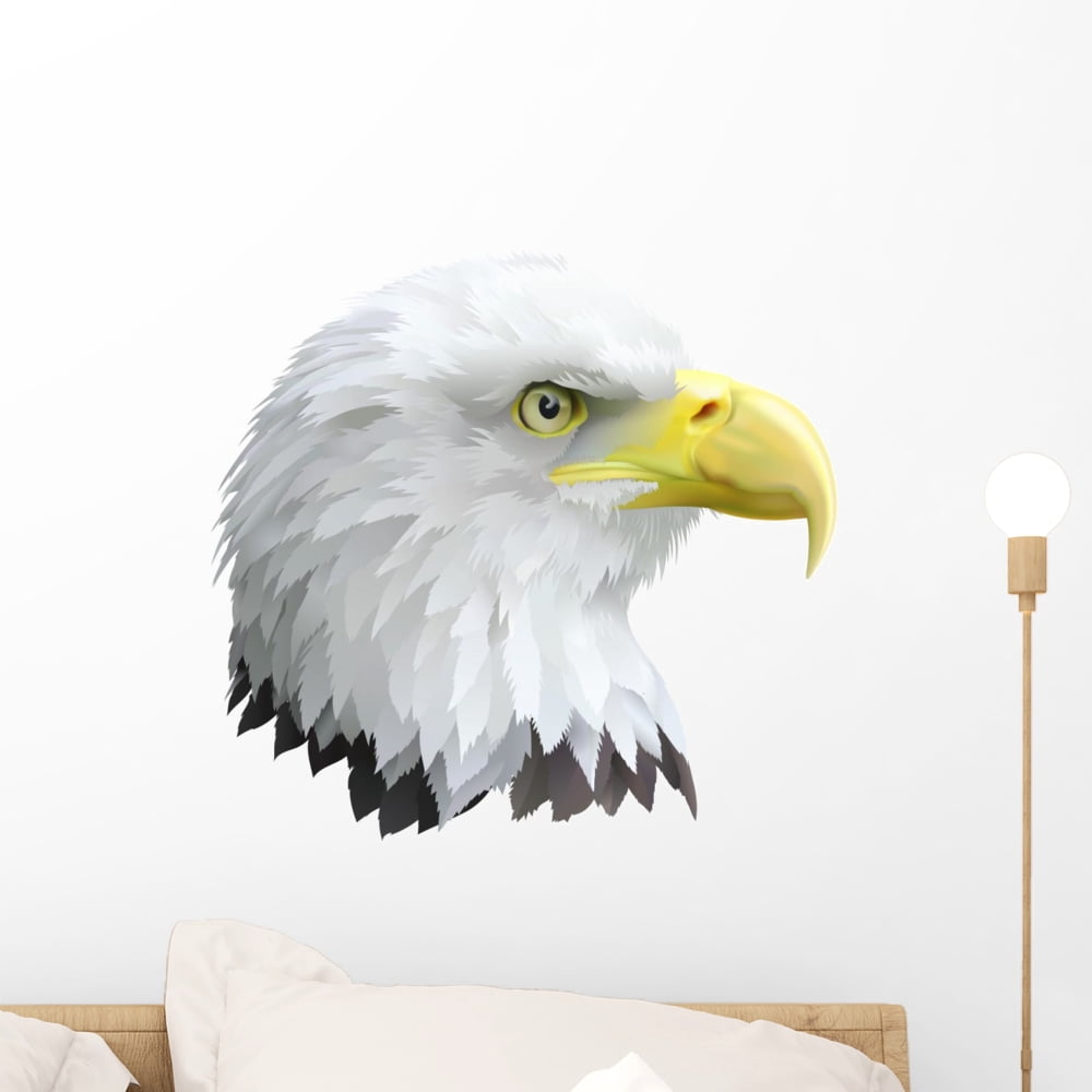 Eagle Wall Decal by Wallmonkeys Peel and Stick Graphic (18 in W x 17 in ...