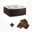 All New 2025 HydroLuxe BALI Taupe/Grey Hot Tub - 6-person, 46 Jets ...