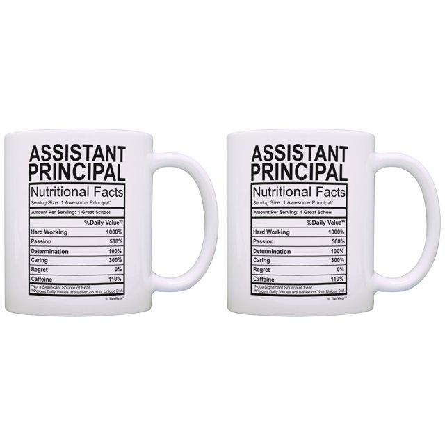 ThisWear School Principal Gifts Assistant Principal Nutrional Facts ...