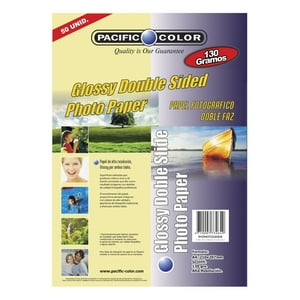 Pacific Color - 50 Hojas Papel Fotográfico Doble Faz Glossy | Knasta Chile
