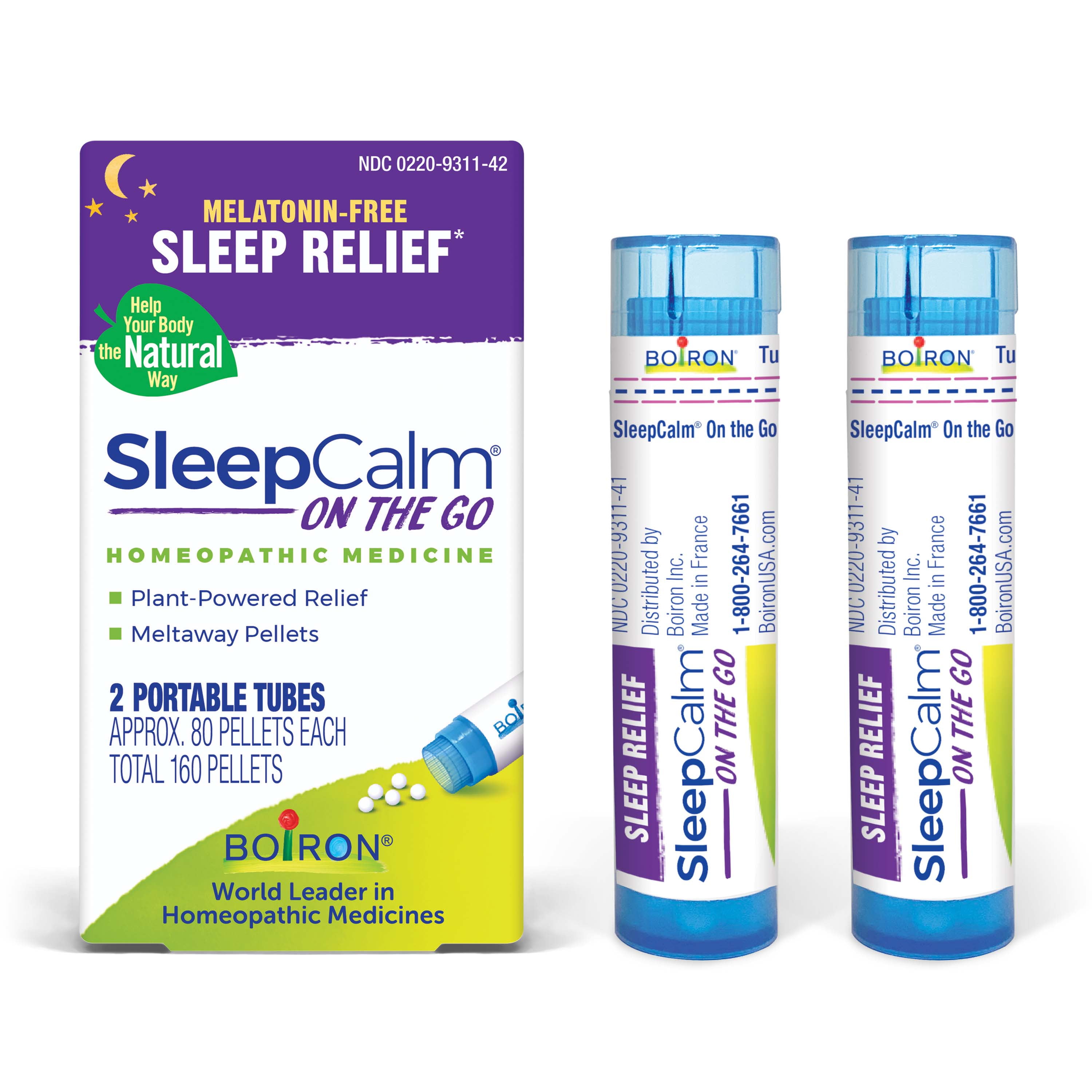 Boiron SleepCalm On the Go Melatonin-Free, Homeopathic Medicine for ...