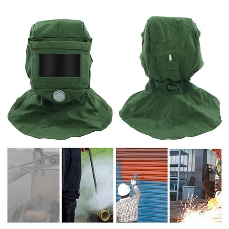 Sandblasting Neck Protector, Face Shield Sand Blasting Hood Industrial ...
