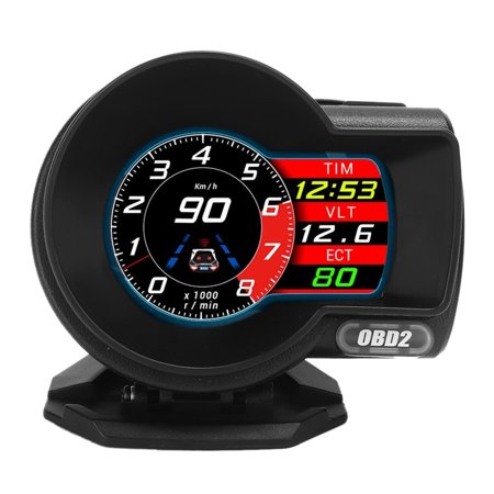 Tachometer Lcd Instrument Water Temp Meter Hd Instrument Multifunction ...
