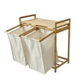 Free Shipping! Better Homes & Gardens Dual Compartment Bamboo Laundry ...