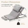 Electric Adjustable Bed Backrest 300 lbs Capacity 4-68° Lift Machine ...