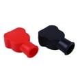 RuiJiao YD308 Car Battery Terminal Covers Pair, PVC Insulating ...
