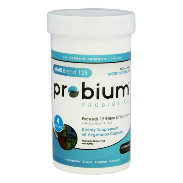 Probium Probiotic Multi Blend 12 Billion, 60 Ct - Walmart.com