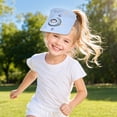 Blue USB Rechargeable Sun Visor with Fan, 3-Speed Cooling Empty Top Hat ...