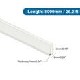 Plinth Sealing Strip PATIKIL U Channel Edging Trim, 13.1 Ft Sheet Metal ...