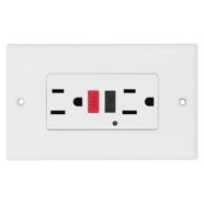 TRC 14650006-6 Shockshield White GFCI Plug with Surge Protection ...