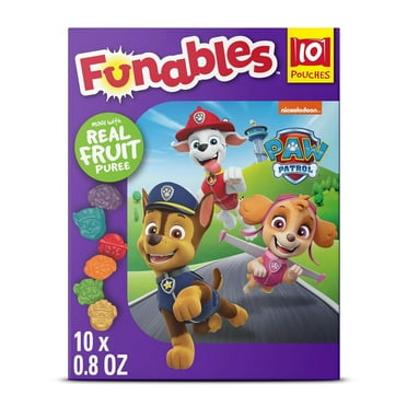 Funables Fruit Flavored Snacks, 22 Pouches, Gummy Fruit Snacks with ...