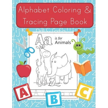 Letter Coloring And Tracing Workbook : ABC letters tracing and coloring ...