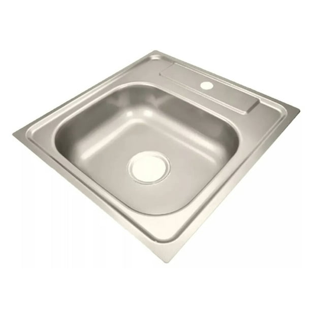 Tarja Teka de empotre 51 cm * 53 cm 1c 1t Acero Inox | Bodega Aurrera ...