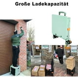 Foldable Utility Cart Folding Portable Rolling Crate Handcart with ...