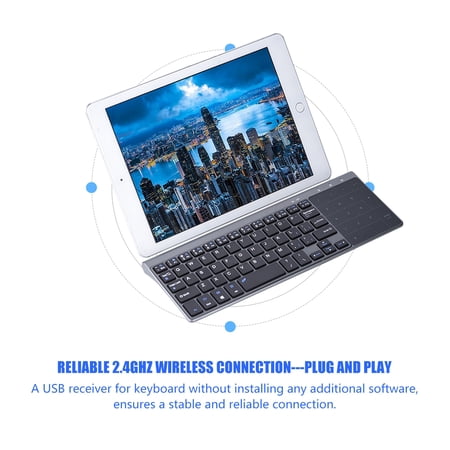 Portable Slim 2.4Ghz Wireless Keyboard Wireless Keyboard Keypad Slim ...