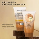 Gzwccvsn Whitening Rice Facial Cleanser Deep Clear Gentle Removing Oil ...