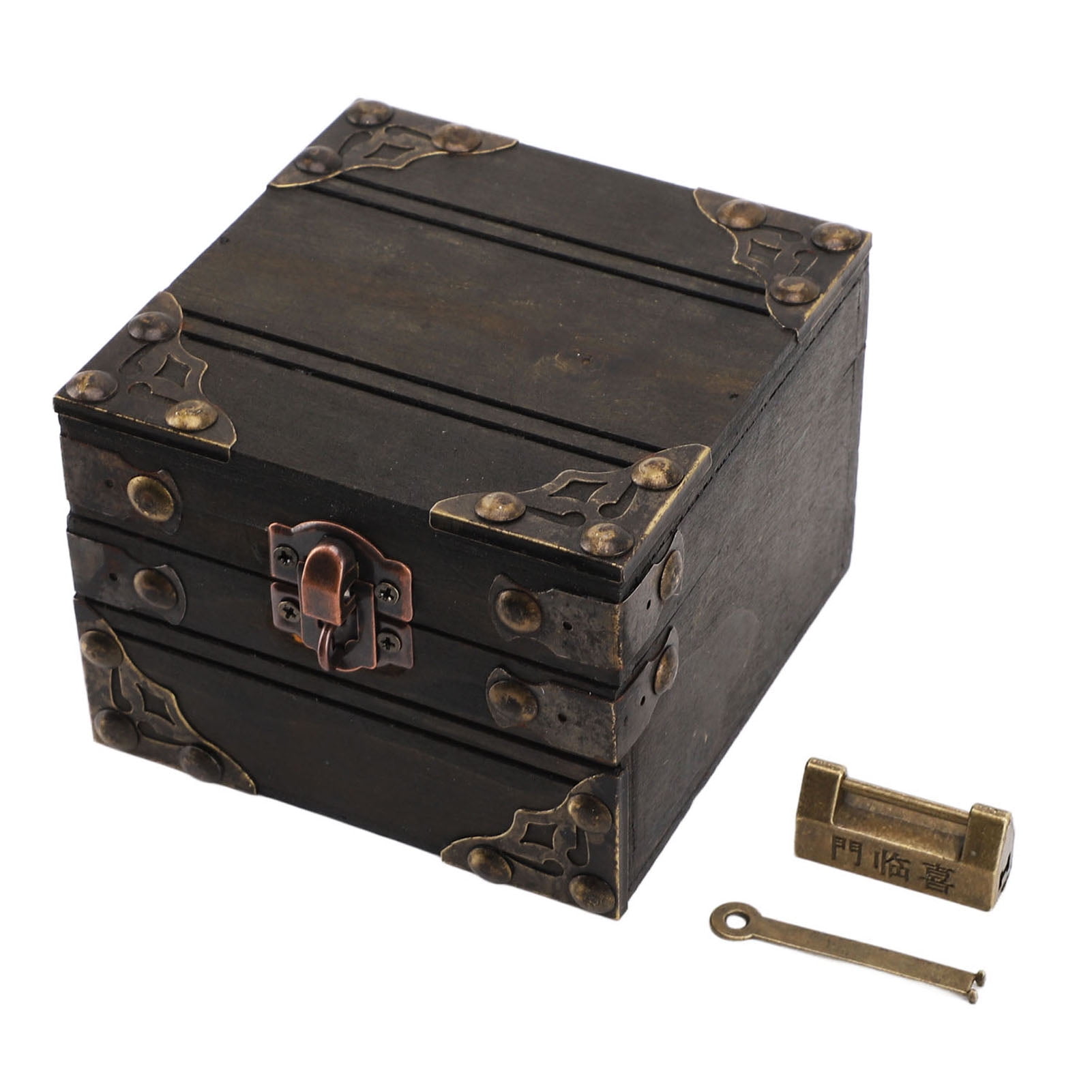 Click here for Estink Antique Jewelry Box Large Treasure Box Jewe... prices