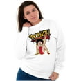 Betty Boop Royalty Paint Drip Cartoon Women Plus Size Sweatshirt Brisco ...