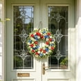 4th of July Decorations Large Floral Wreath 18" Round Patriotic Front ...