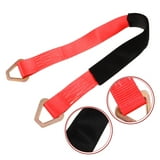 Houderco Red Metal Webbing Car Tow Ropes 1Set 38.91X3.14X0.59in ...