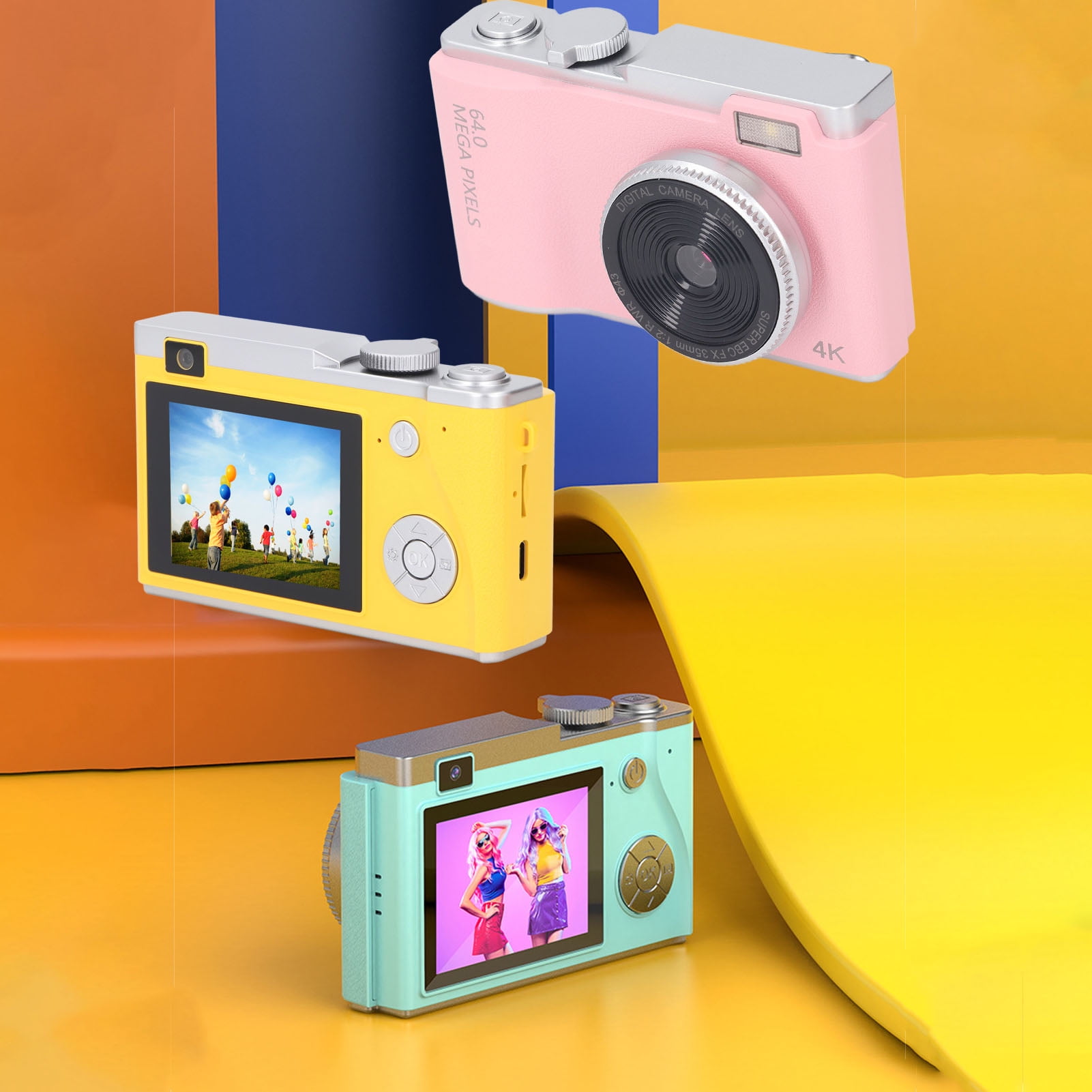 Cámarae Digital, Cámae Digital de 48MP 1080p Con Zoom Digital de 16x ...