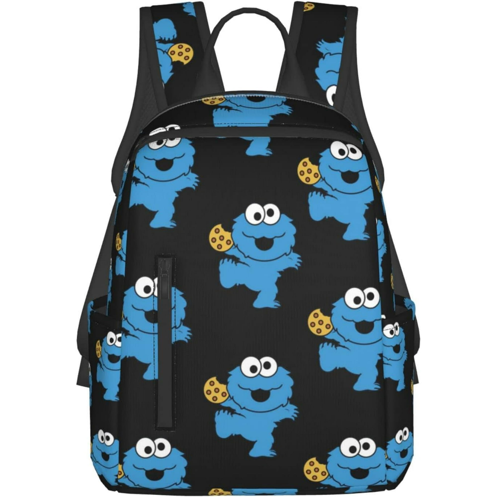 Click here for Cookie Monster Kawaii Backpack Cartoon Lightweight... prices