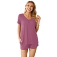 Anygrew Womens Summer Sleep Lounge Nightwear Soft 2 Piece Pajama Set