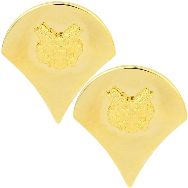 Army Rank: 22k Gold Plated: Enlisted: Specialist E-4 SPC Pair - Walmart ...