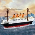 Kiddopark Titanic Ship Toy, 3D Building Blocks Model for Kids, 194PCS ...