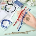1 Box 10Pcs Cord Bracelets Adjustable Nylon Cord Half Finished Nylon ...