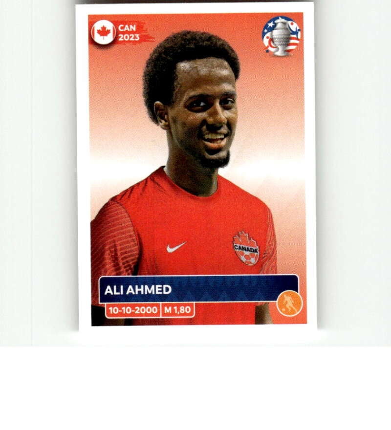 2024 Panini CONMEBOL Copa America Sticker #CAN16 Ali Ahmed Canada ...
