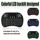 TV xStream Mini Backlit Wireless Keyboard, 2.4GHz USB Dongle, Touchpad ...