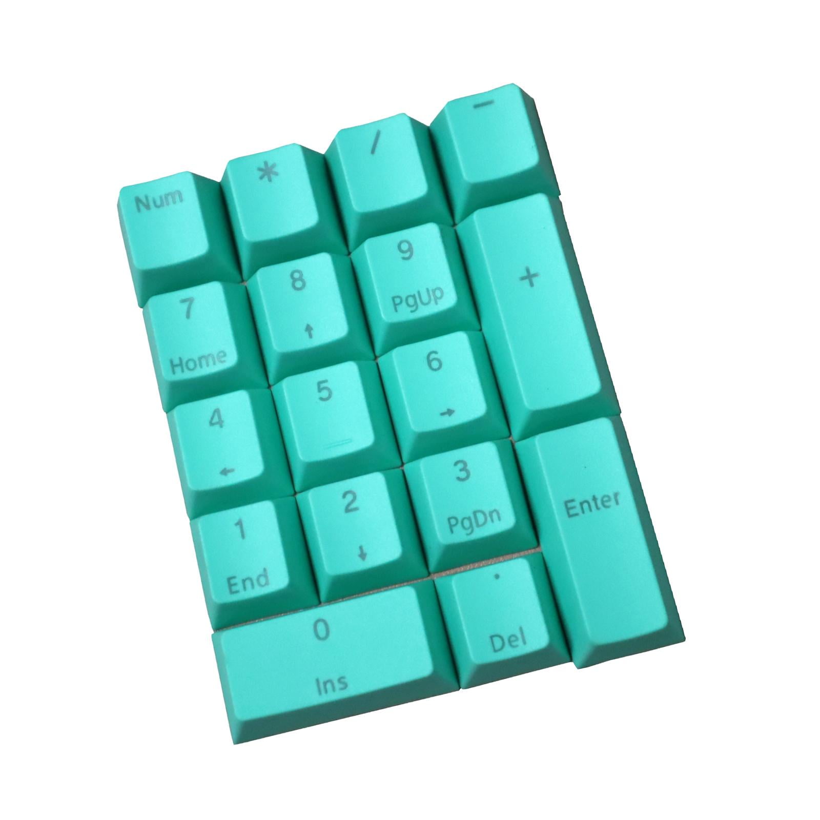 Universal DIY PBT Key Caps Set Replaces Mechanical Keyboard Cyan 17 ...