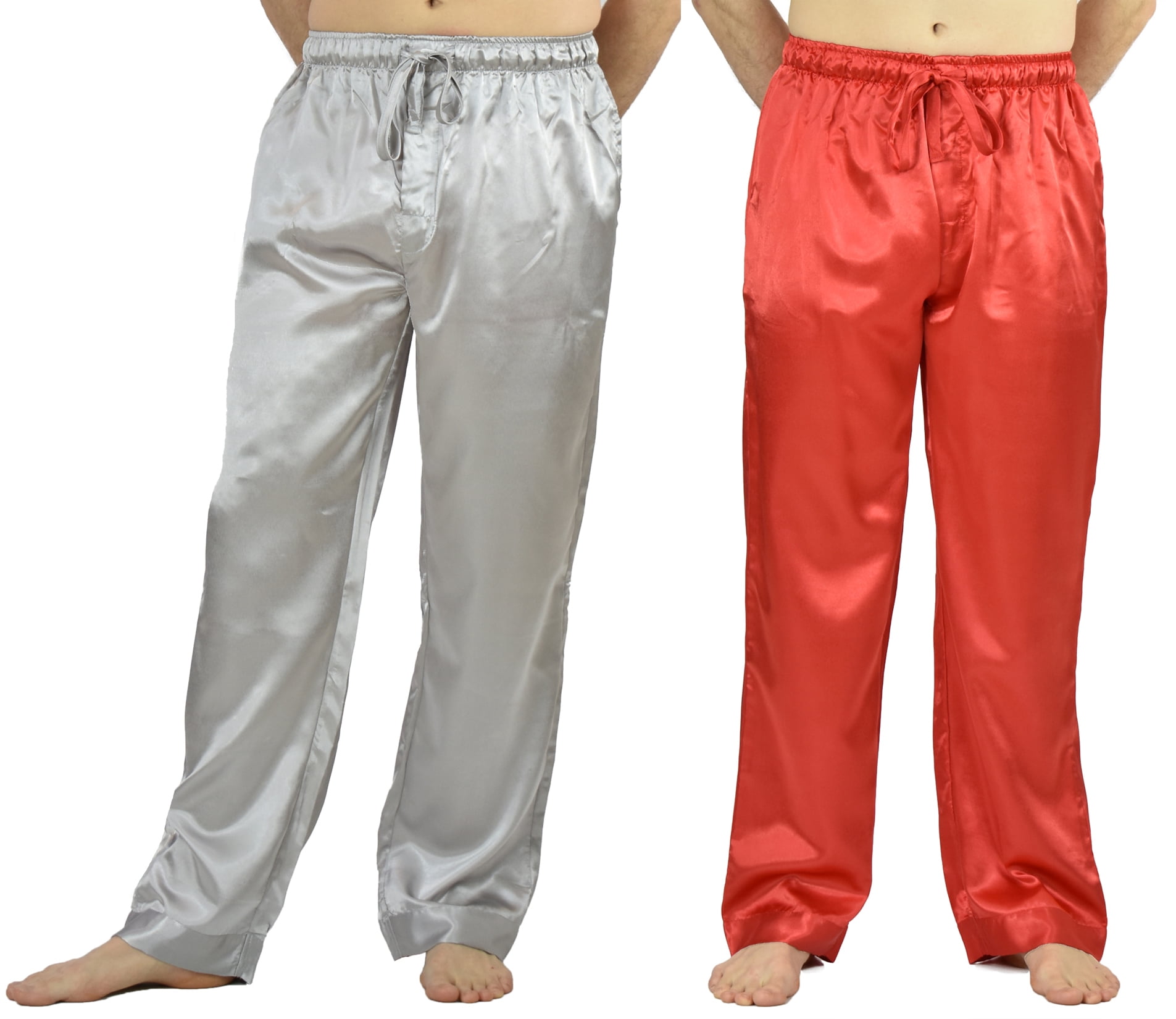 Up2date Fashion - Up2date Fashion's Men's Satin Lounge Pants 2-Piece ...